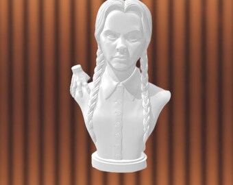 Wednesday Stl Model - Etsy