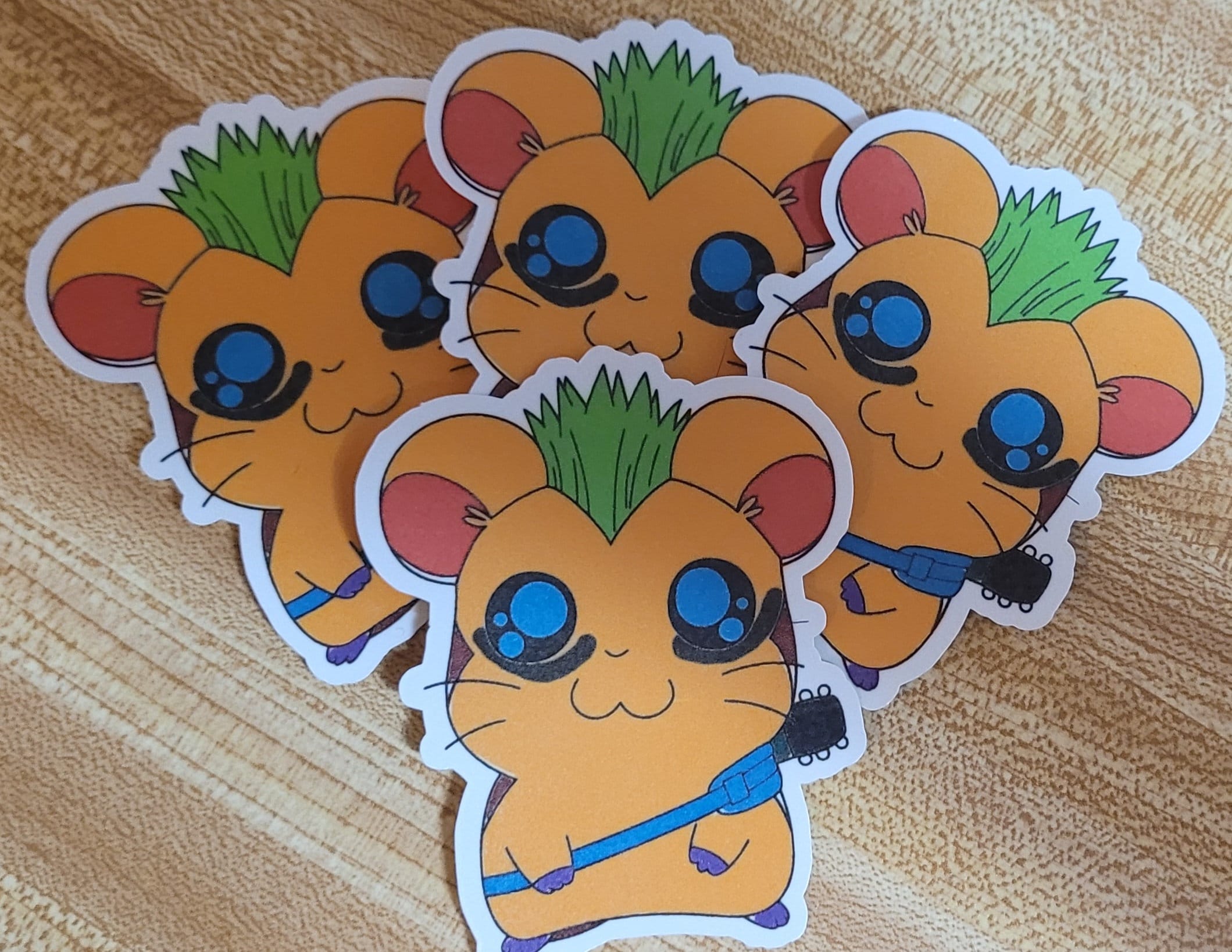 Emo Punk Rock Hamster Sticker Funny Decal - Etsy