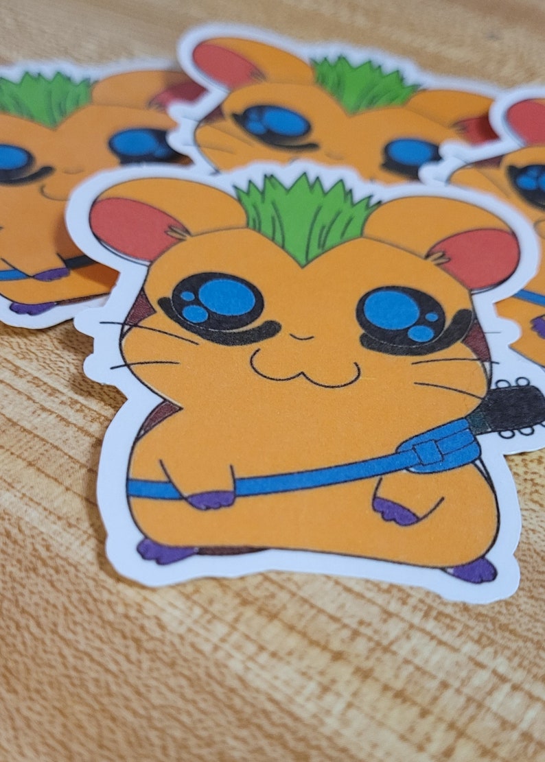 Emo Punk Rock Hamster Sticker Funny Decal - Etsy