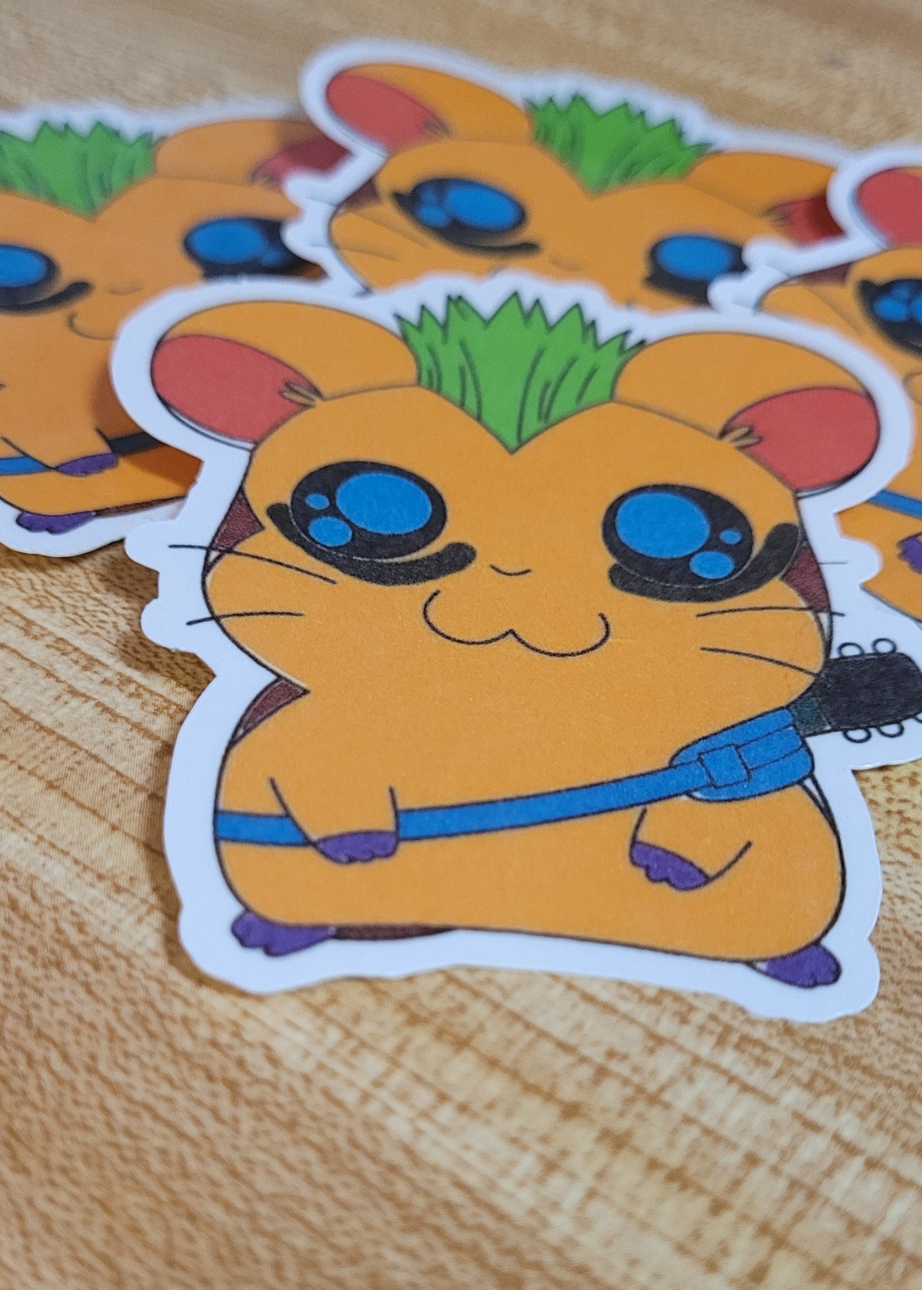 Emo Punk Rock Hamster Sticker Funny Decal - Etsy