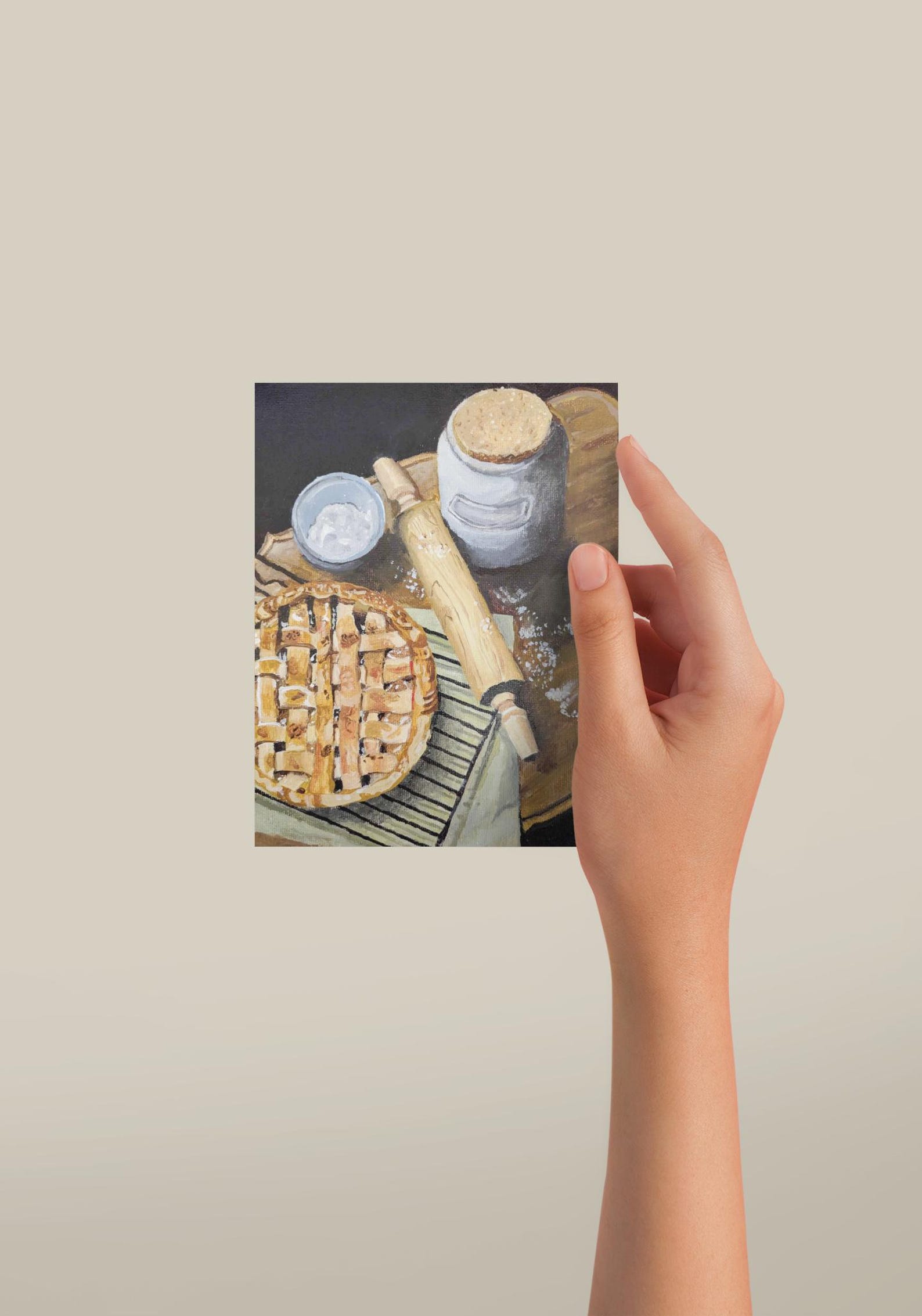 4 X 6 Cozy Pie Artist Made Mini Print - Etsy