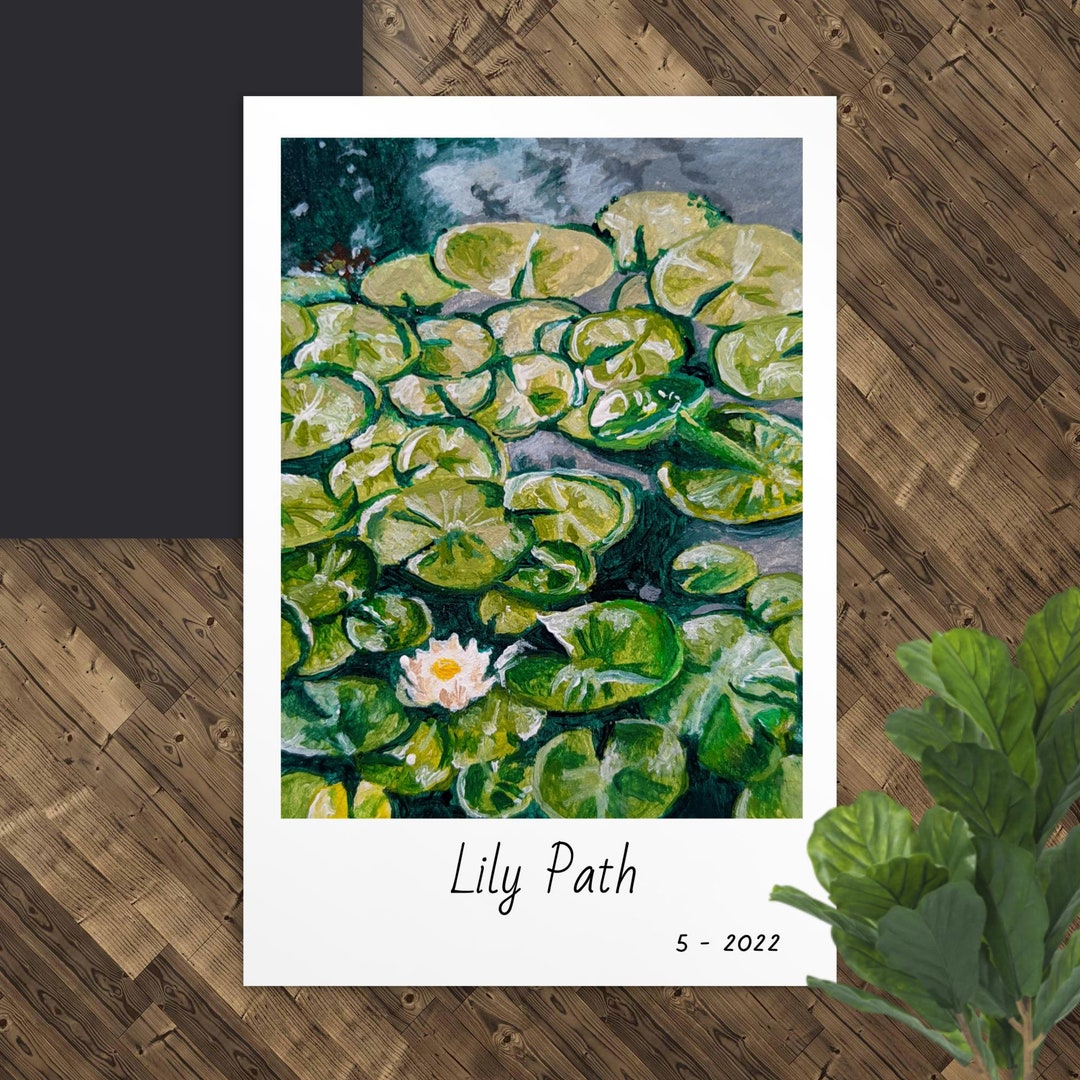 4 X 6 lily Path Artist Made Mini Print - Etsy