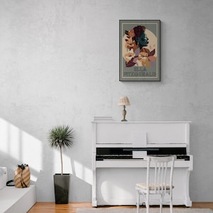Ella Fitzgerald Art Print Vintage Wall Art Jazz Singer Print Retro ...