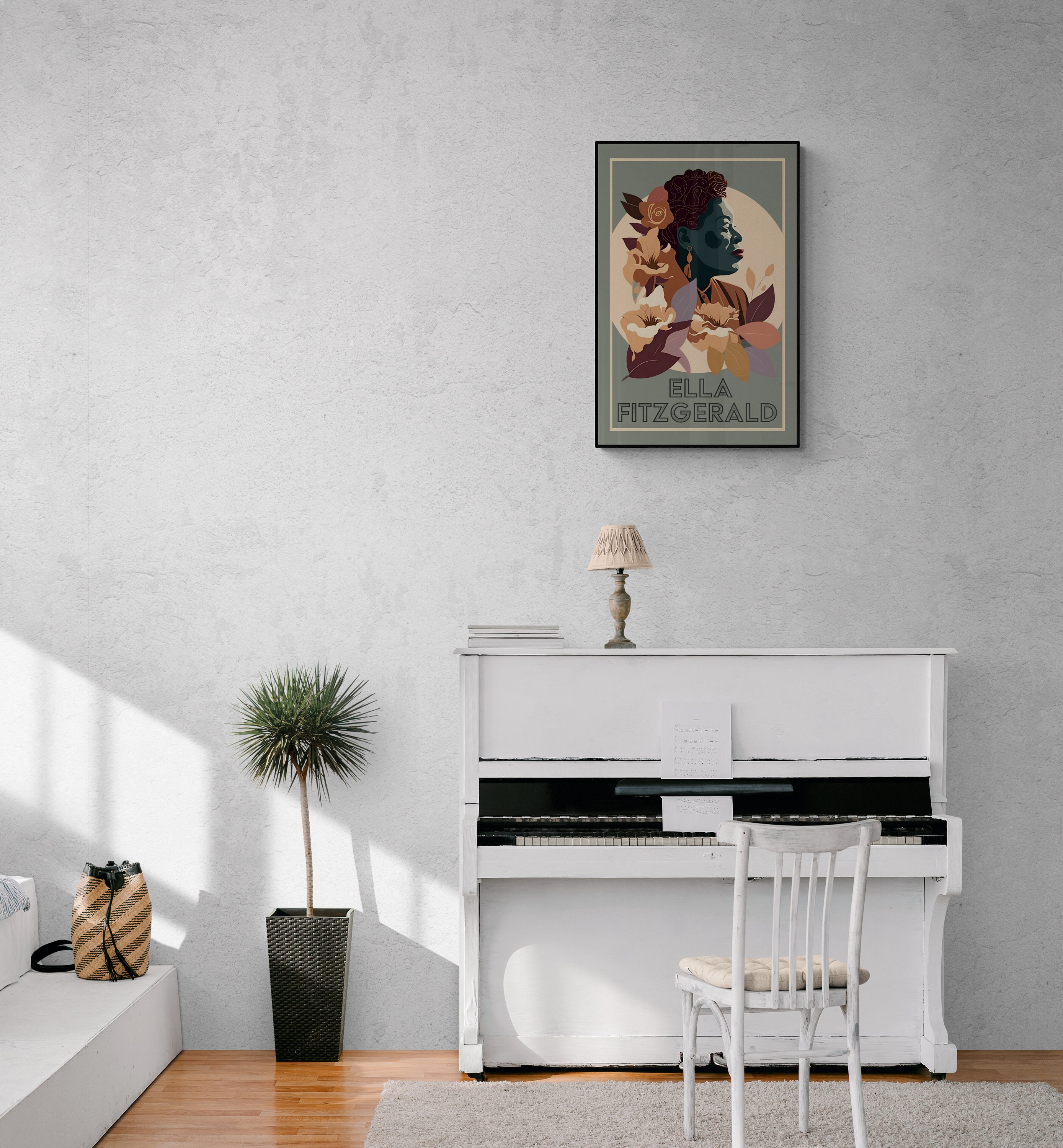Ella Fitzgerald Art Print Vintage Wall Art Jazz Singer - Etsy