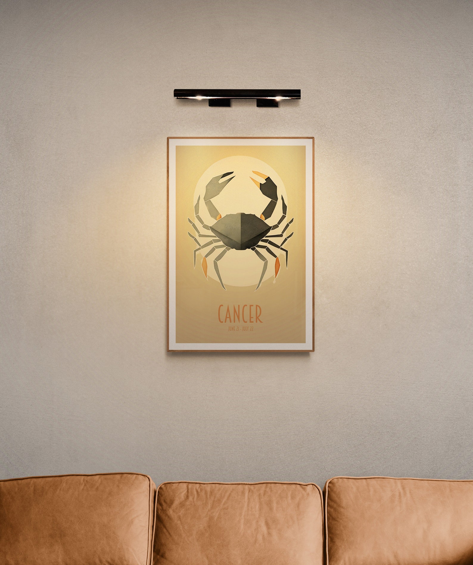 Cancer Zodiac Poster Star Sign Gift Cancer Digital Print Zodiac Wall ...