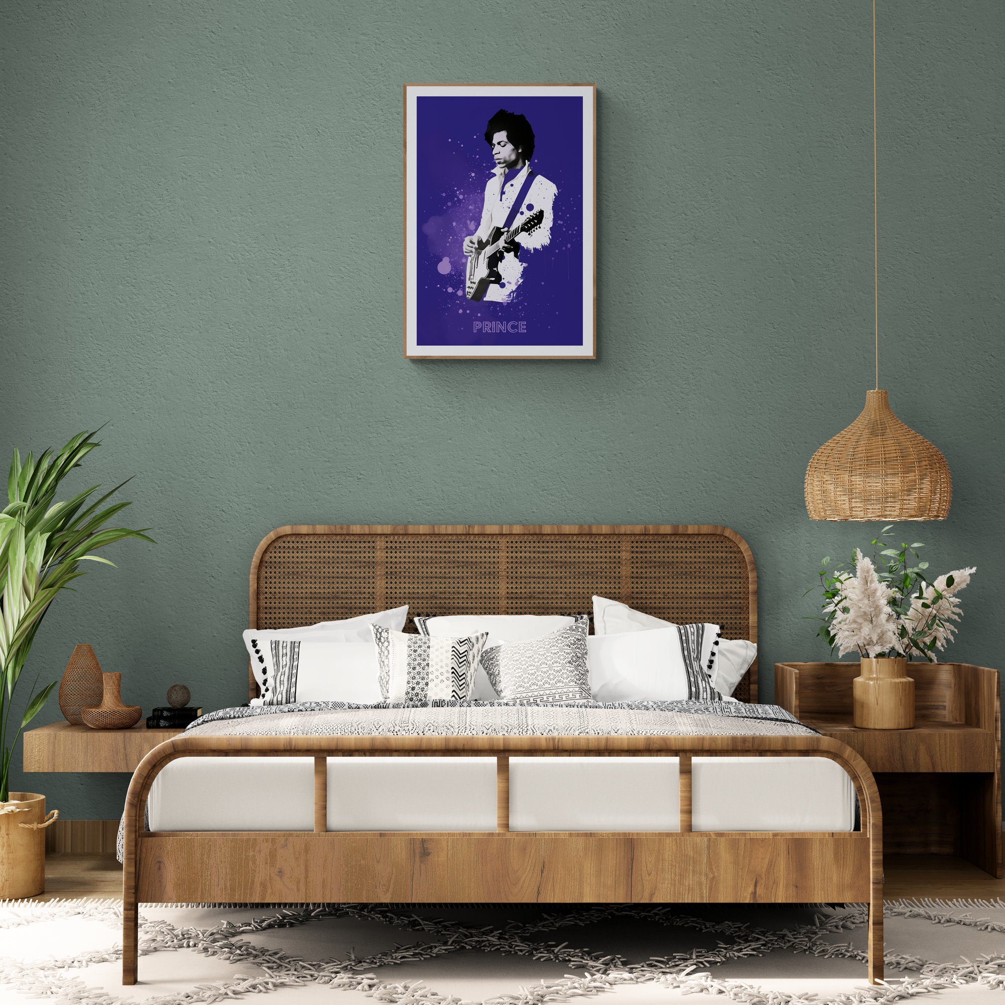 Prince Art Print Music Wall Art Pop Musician Prince Poster Music Icon ...
