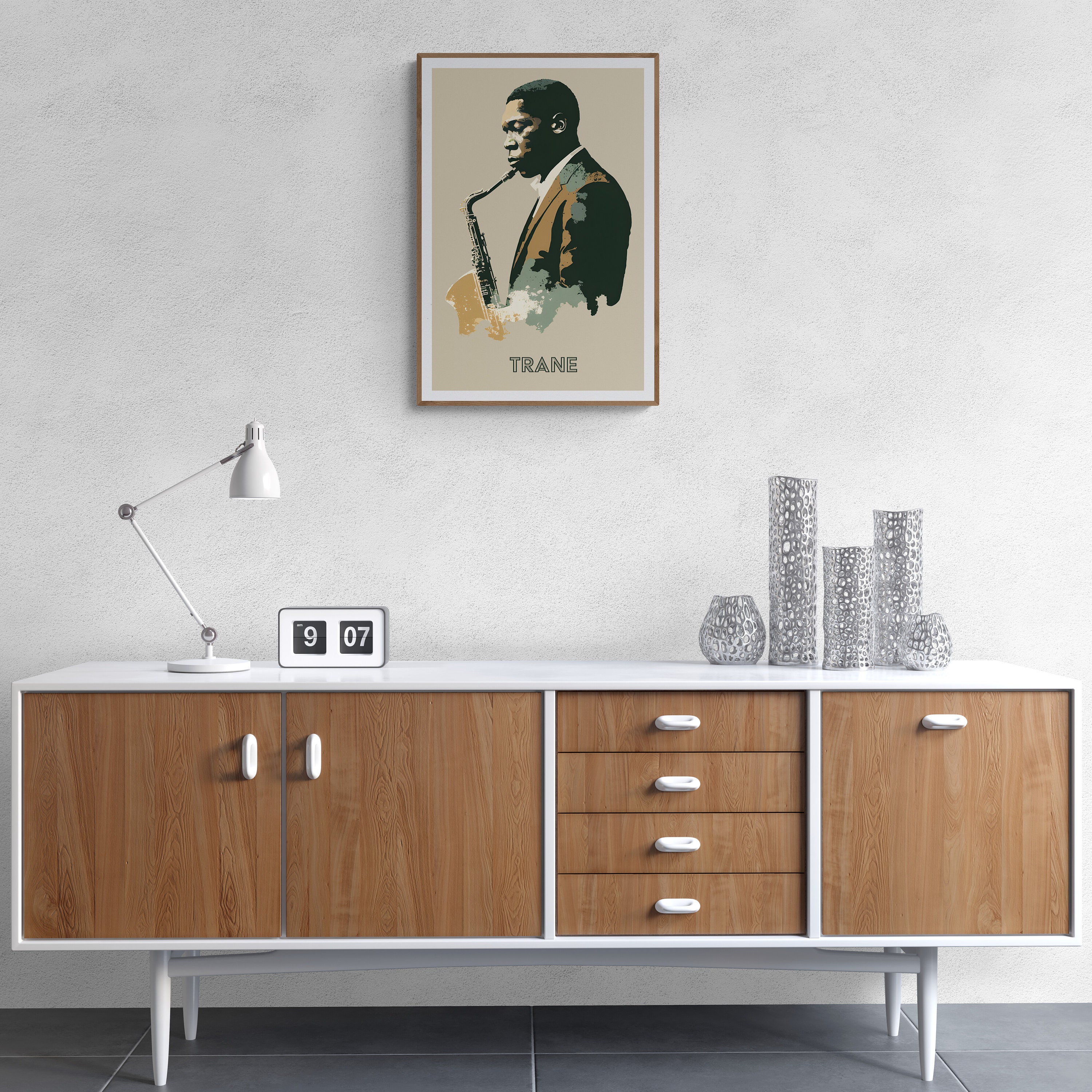 John Coltrane Print Vintage Wall Art Jazz Musician Art Jazz Music Wall ...