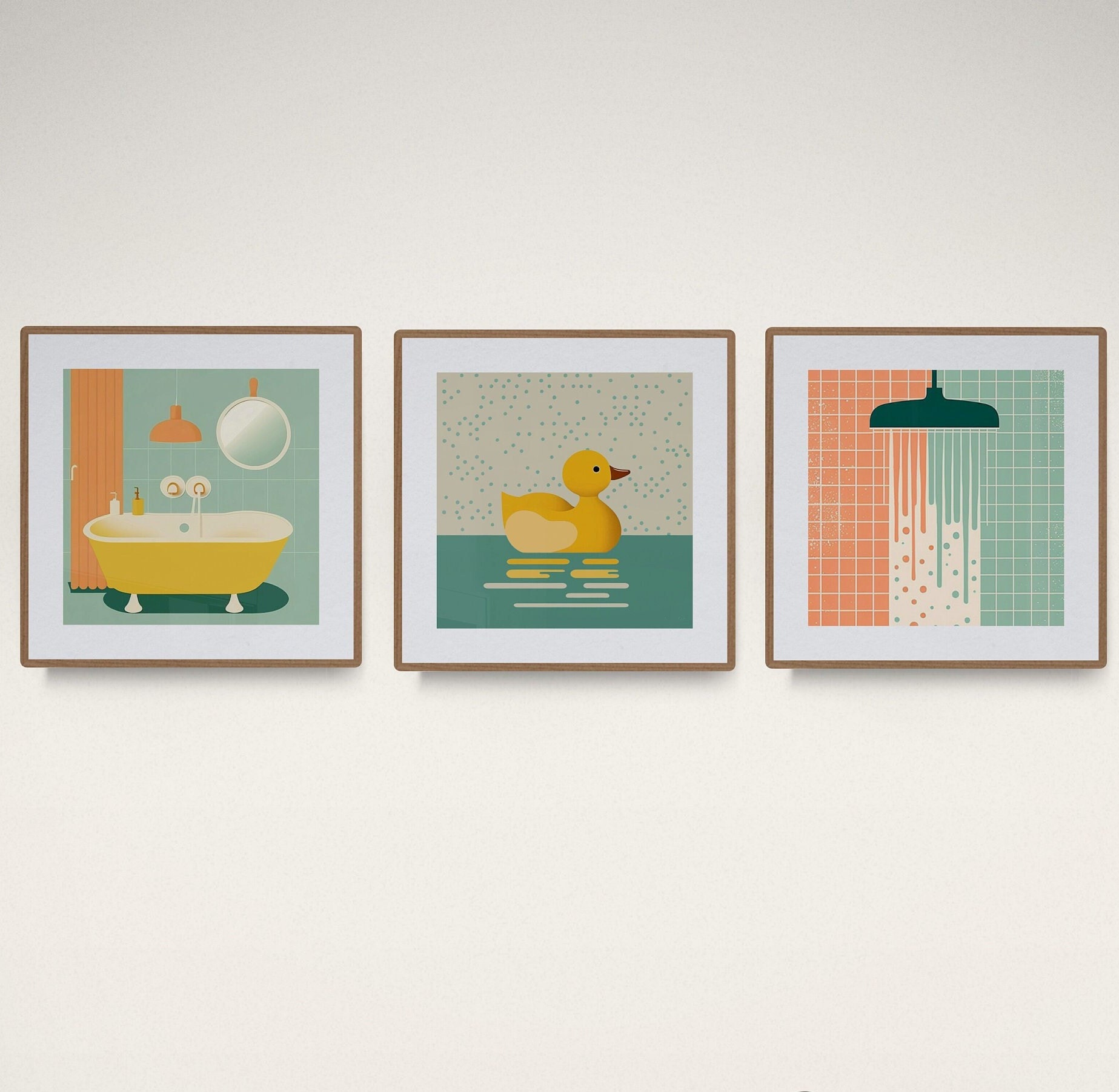 Set of 3 Bathroom Prints Bathroom Wall Decor Instant Download Wall Art ...