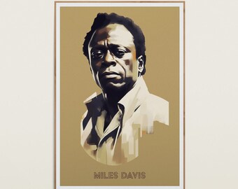 Miles Davis Art Print - Etsy