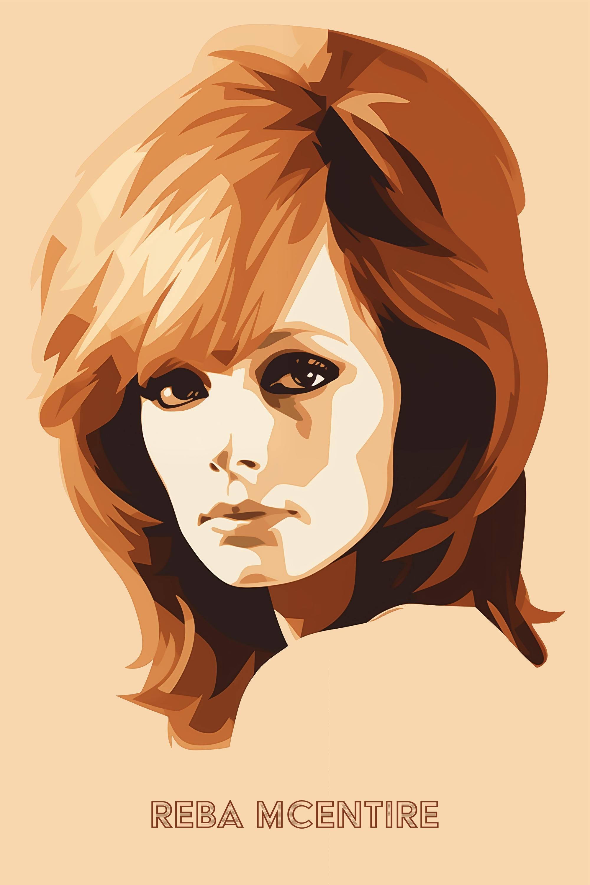 Reba Mcentire Print Instant Download Country Music Print Reba Mcentire ...