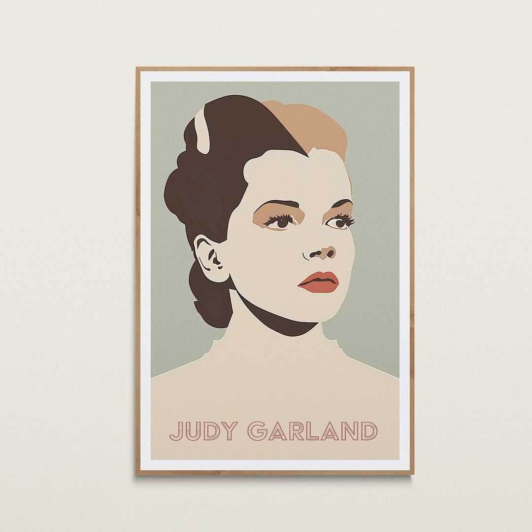 Judy Garland Print Vintage Movie Wall Art Judy Garland Poster Movie ...