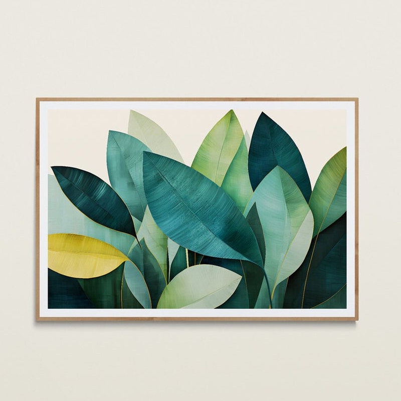 Green Leaf Prints - Etsy