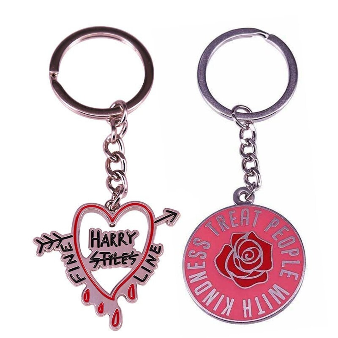 TPWK Treat People With Kindness Fine Line Heart Shape Pendant Enamel ...