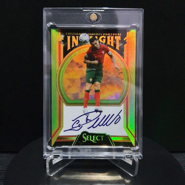 Cristiano Ronaldo Autographed Card - Etsy
