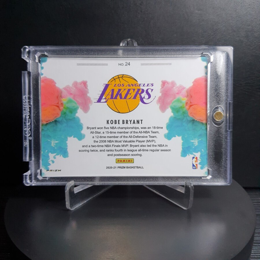 2020 Custom Basketball Card Prizm Color Blast 24 Kobe Bryant - Etsy