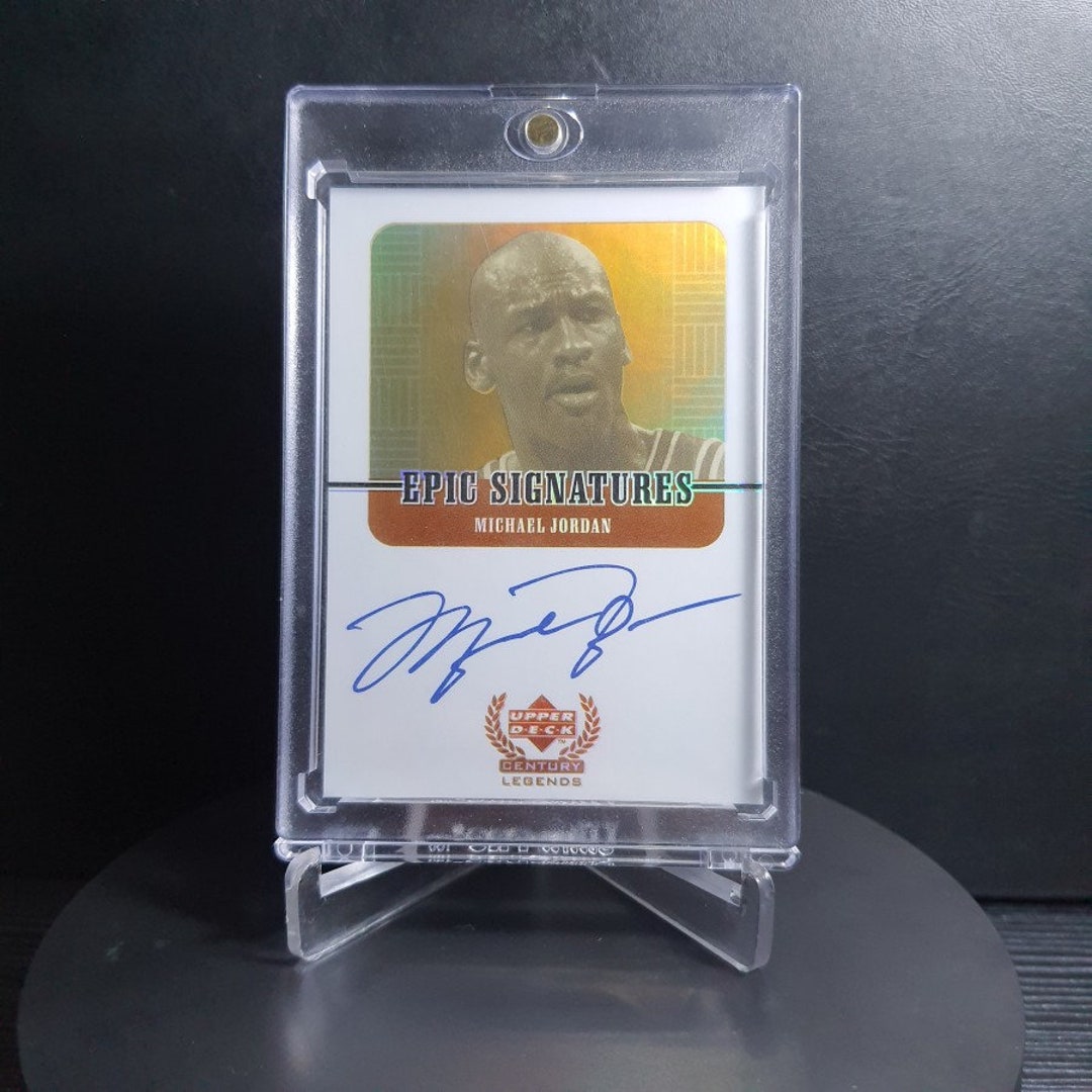 1999 Custom Basketball Card Epic Signatures Century Legend MJ Michael ...