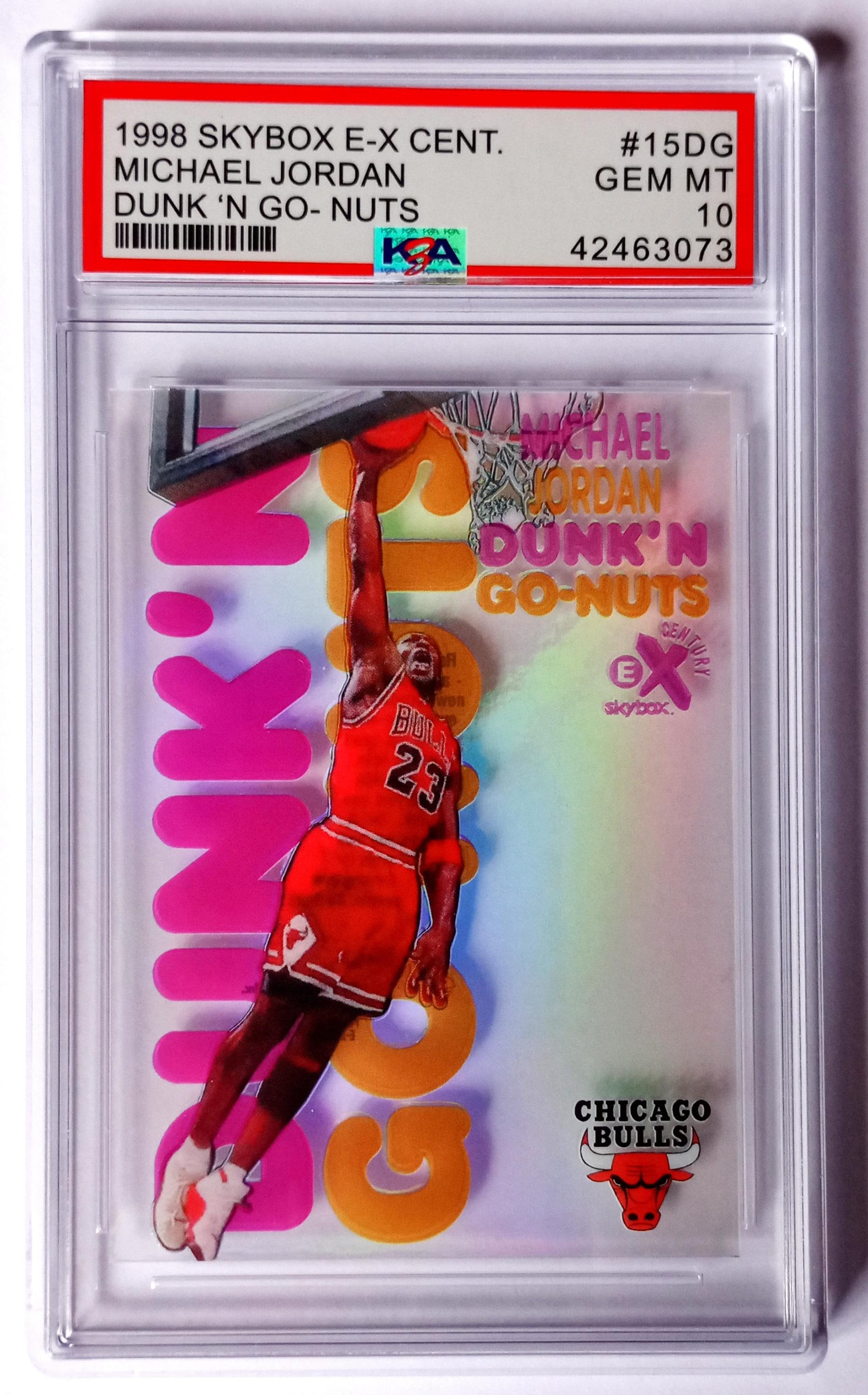 1998 Custom Basketball Card Skybox E-X Century Dunkin Go-nuts - Etsy