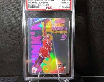 1998 Custom Basketball Card Skybox E-X Century Dunkin Go-nuts 15 ...