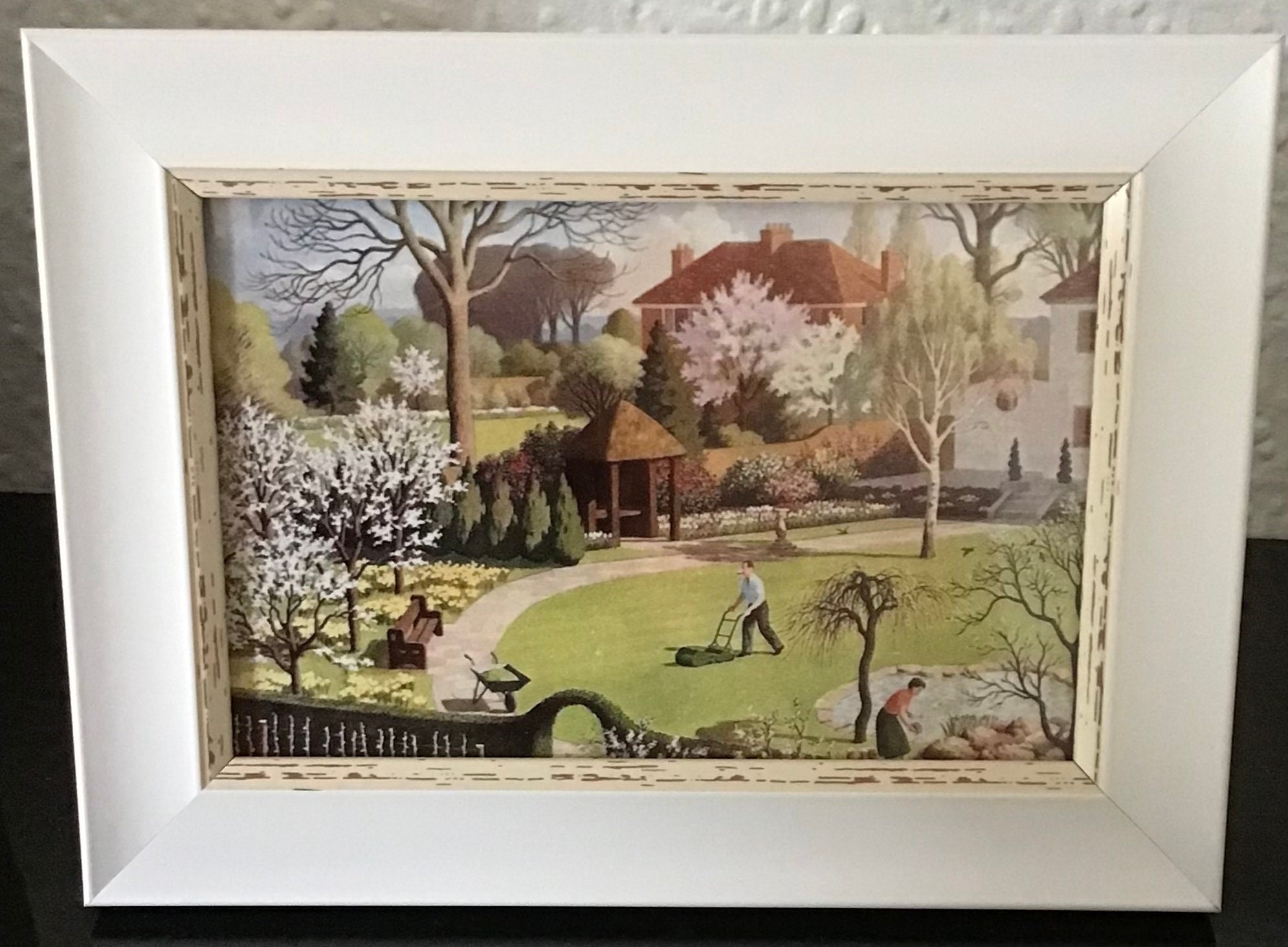 Beautiful Ladybird Books Art Print With Frame April 1958 Etsy Uk