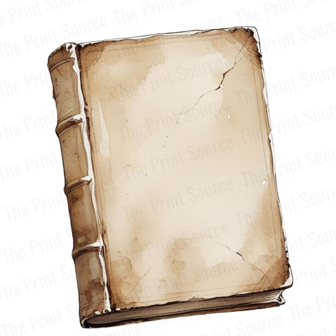 Antique Book Watercolor PNG Clipart | Vintage Literature Art | Old Book ...