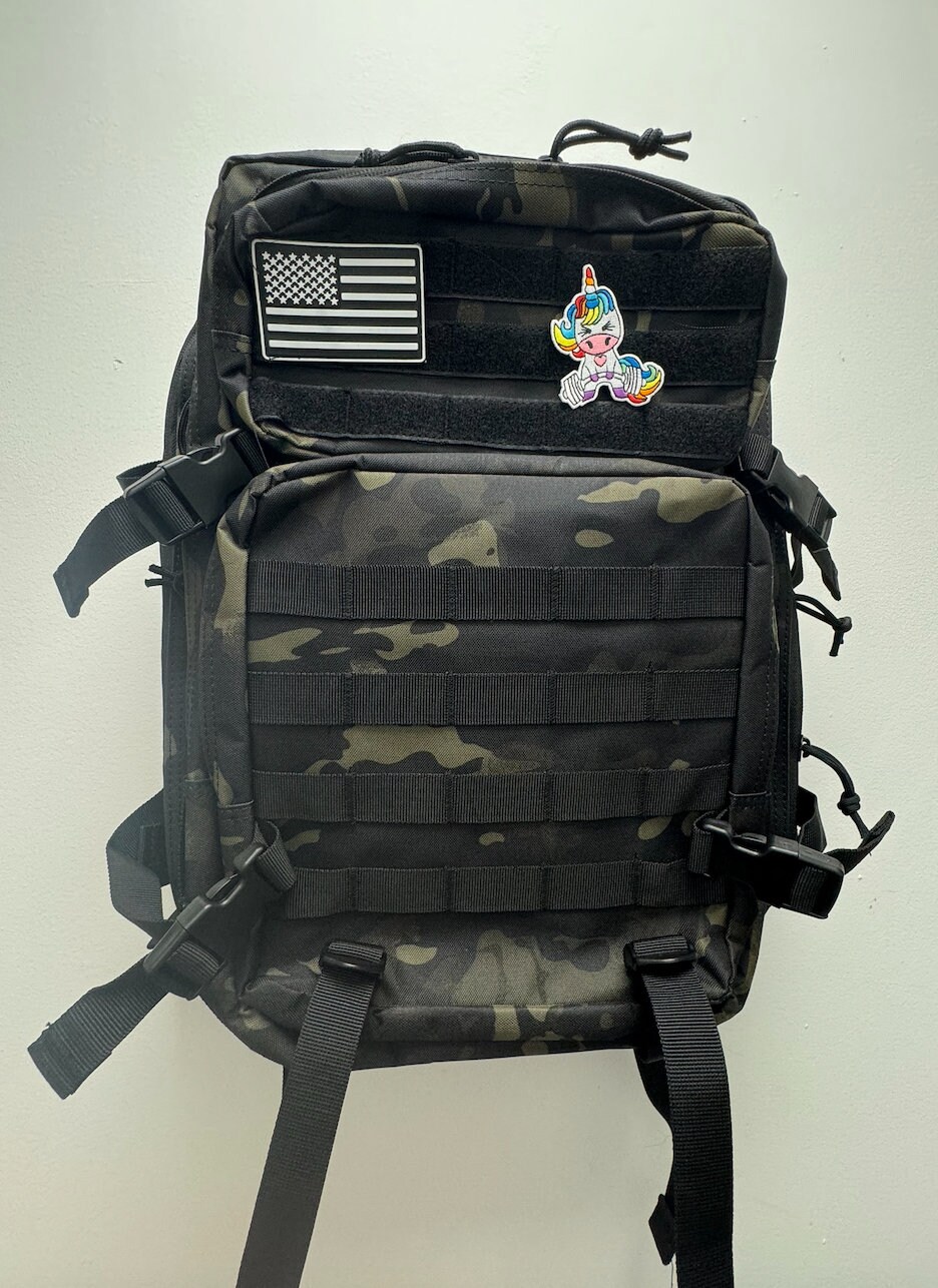 UNICORN VELCRO PATCH Crossfit Bag Patch, Gym Patch // Velcro Bag Gift ...