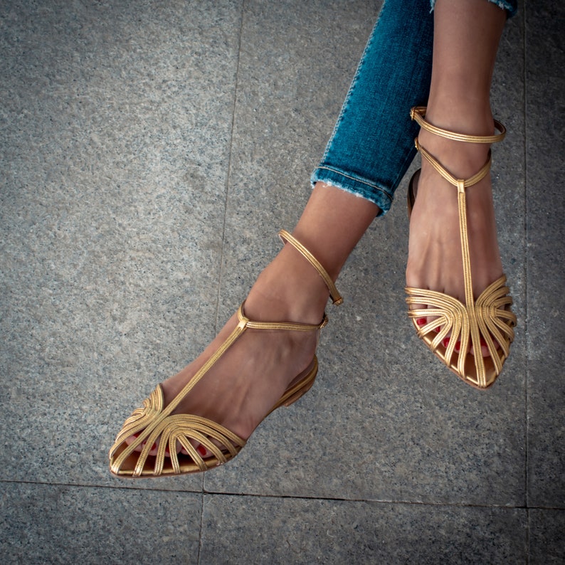 Red Leather Ballet Flat handcrafted Premium Women Shoes - Etsy