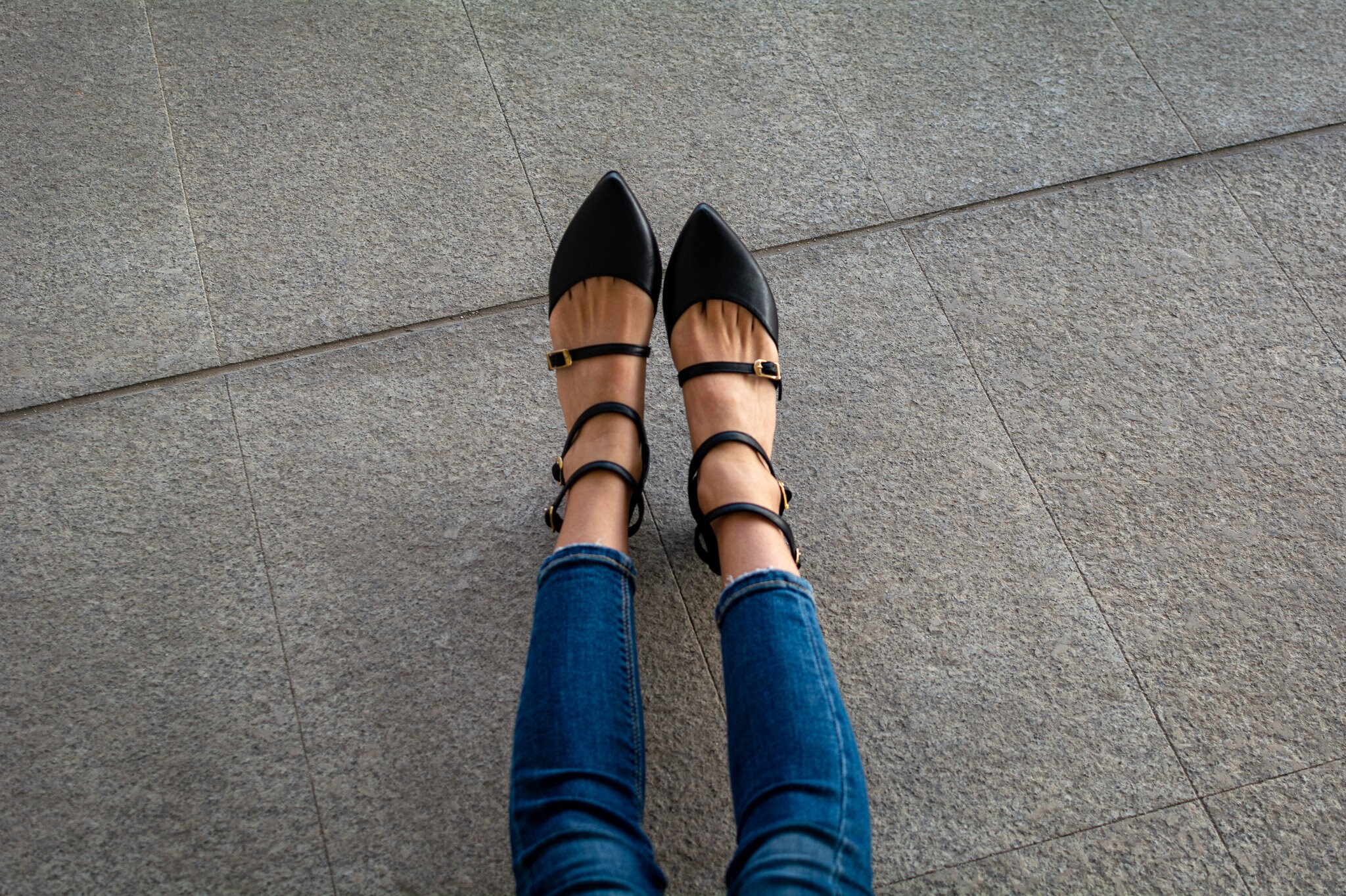 Black Leather Ballet Flat handcrafted Premium Women Shoes - Etsy