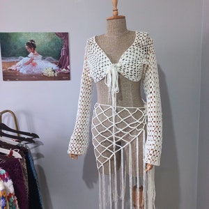 Crochet Set Outfit, Crochet Festival Set, Crochet Beach Wear, Crochet ...