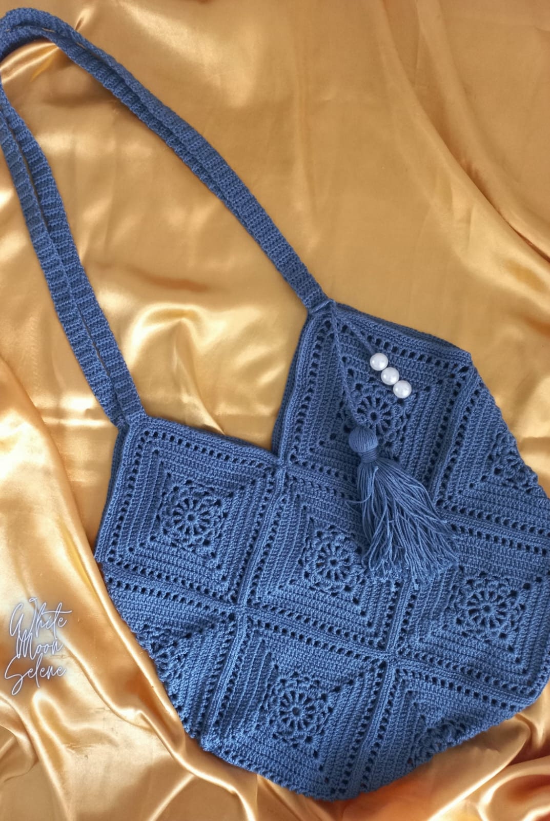 Crochet Shopper Tote Bag Boho Bag Market Bag Handbag - Etsy