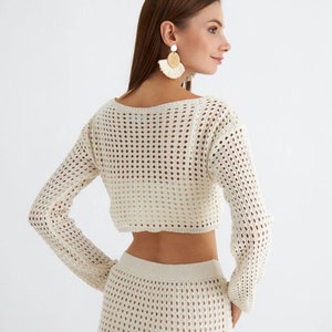 Beach Wear, Beach Dress, Festival Dress, Two Piece Outfit Set, Mesh Top ...