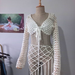 Crochet Set Outfit, Crochet Festival Set, Crochet Beach Wear, Crochet ...