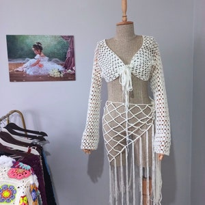 Crochet Set Outfit, Crochet Festival Set, Crochet Beach Wear, Crochet ...