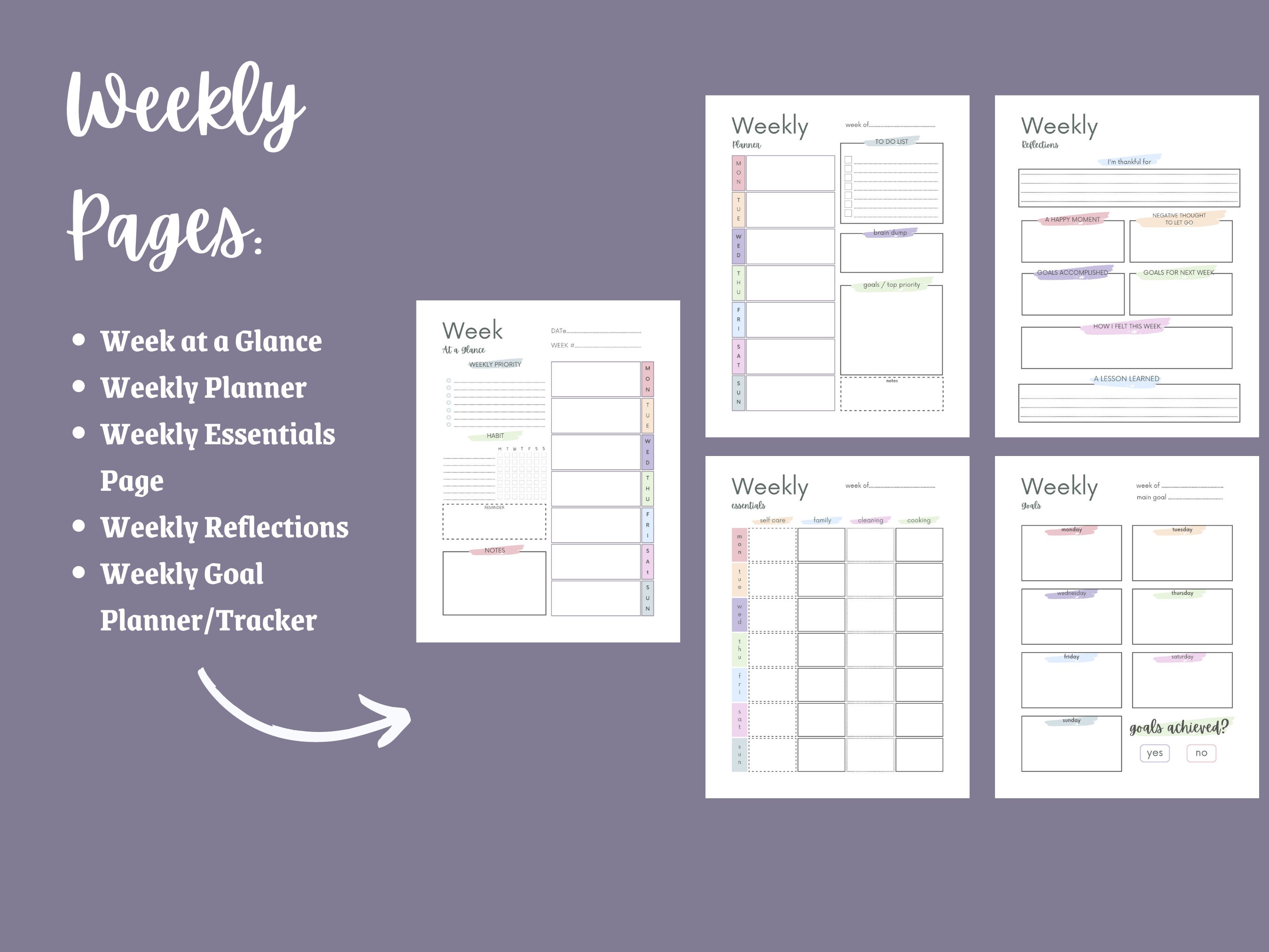 ADHD Planner Life Management Organizer Life Planner Ultimate Life ...