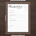 Printable Manifestation Worksheet | Manifest Your Life | Manifestation ...