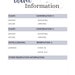 Travel Information Sheets | Printable Travel Info Trackers | Travel ...