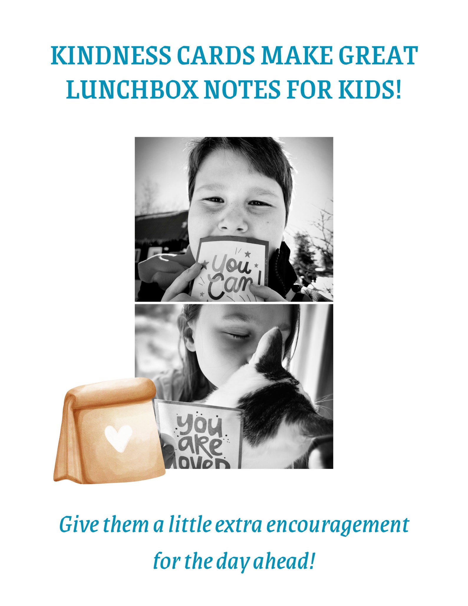 48 Kindness Cards | Printable Kindness Cards | Lunch Box Notes ...
