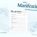 Printable Manifestation Worksheet | Manifest Your Life | Manifestation ...