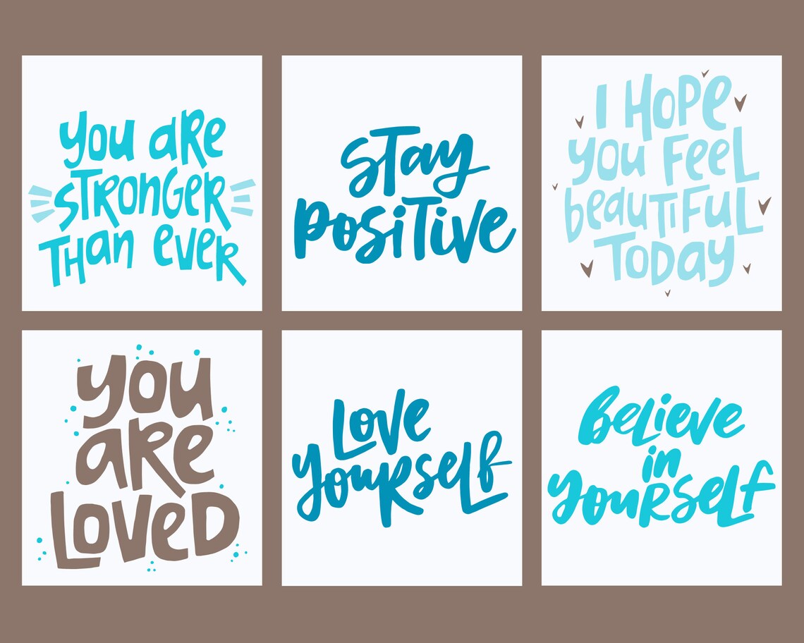 48 Kindness Cards Printable Kindness Cards Lunch Box Notes - Etsy