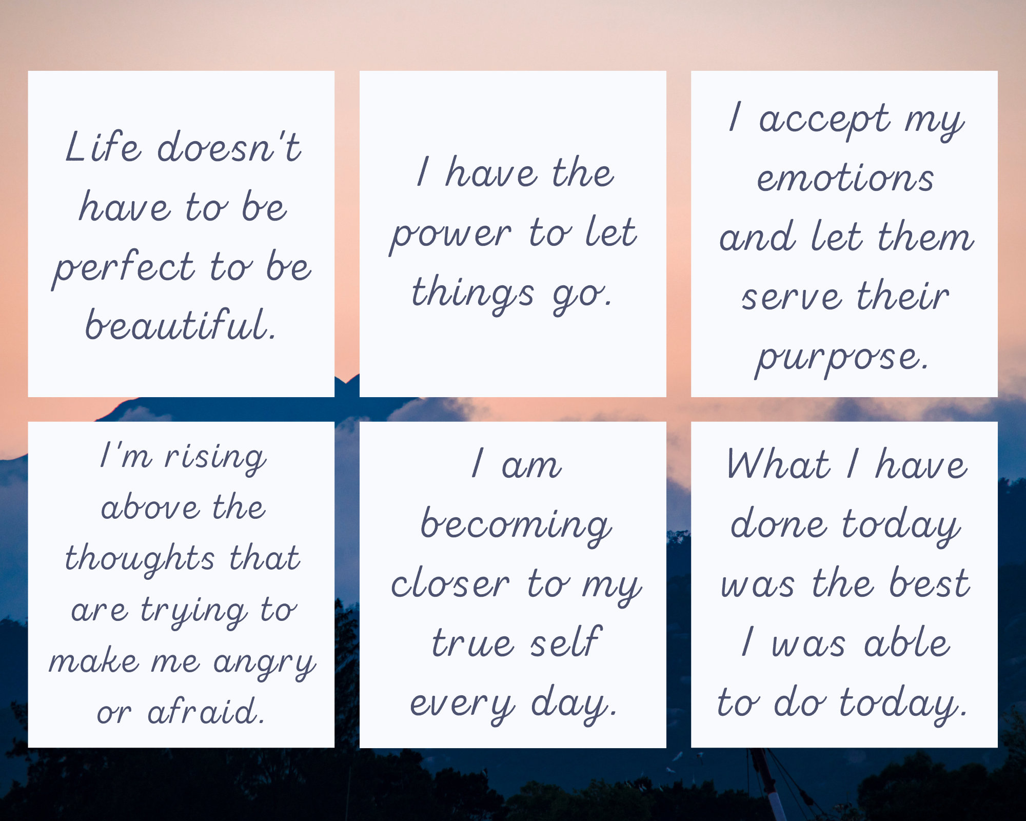 48 Affirmation Cards | Printable Affirmation Cards | Positive ...