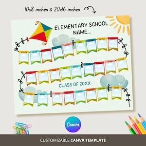 School Class Photo Collage Template: Canva Class Composite (digital ...