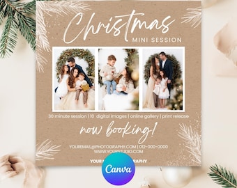 Christmas Minis Session Template Holiday Mini Session Template ...