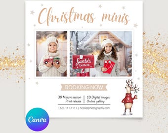 Christmas Minis Session Template Holiday Mini Session Template ...