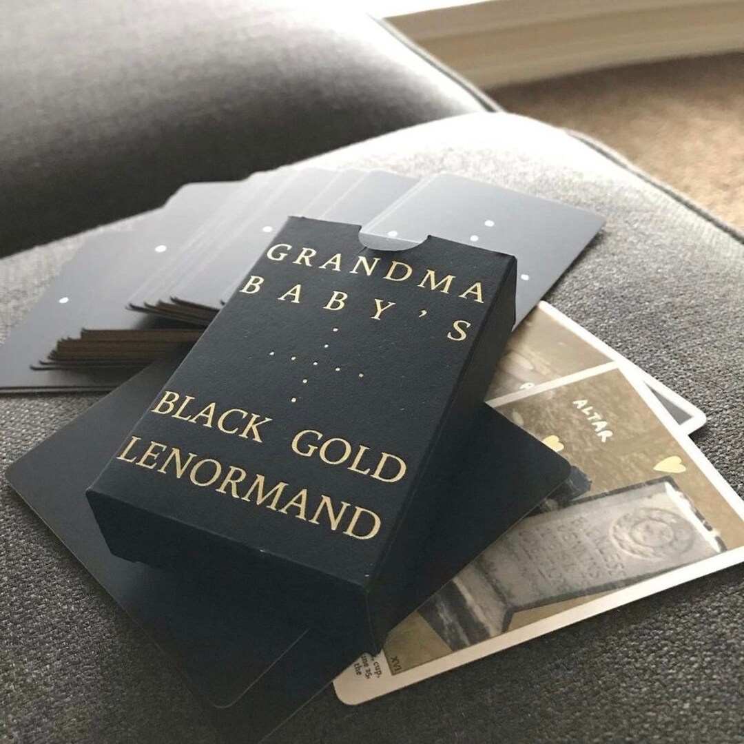 Grandma Babys Black Gold Lenormand - Etsy