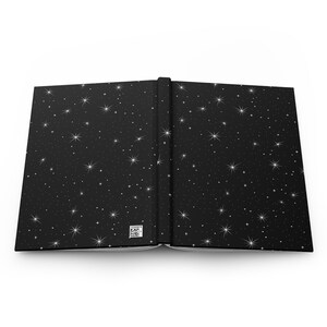 Starry Night Sky Journal: 8"x6" Lined Hardcover, Dreamy Constellation ...