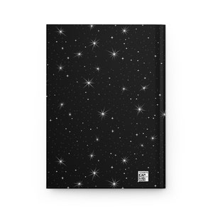 Starry Night Sky Journal: 8"x6" Lined Hardcover, Dreamy Constellation ...