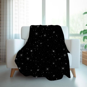 Starry Night Sky Blanket in Velveteen or Sherpa: Whimsigoth Celestial ...