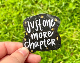 Just One More Chapter Sticker - Etsy