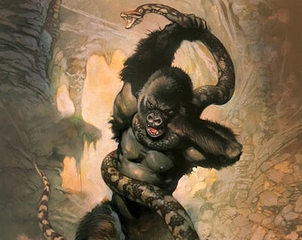 Frank Frazetta Victorious Fantasy Art 1999 Vintage Book - Etsy