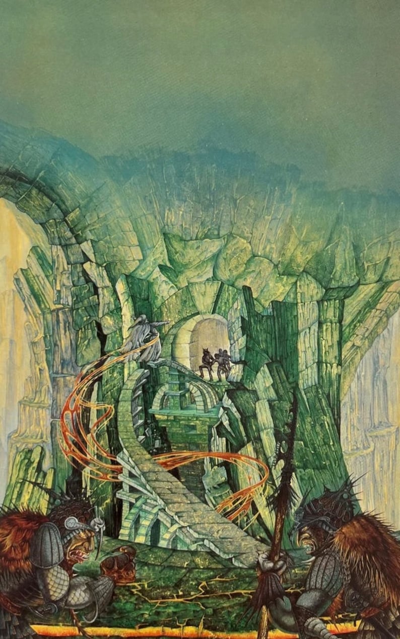 The Bridge of Khazad-dum Tolkien Lord of the Rings LOTR - Etsy