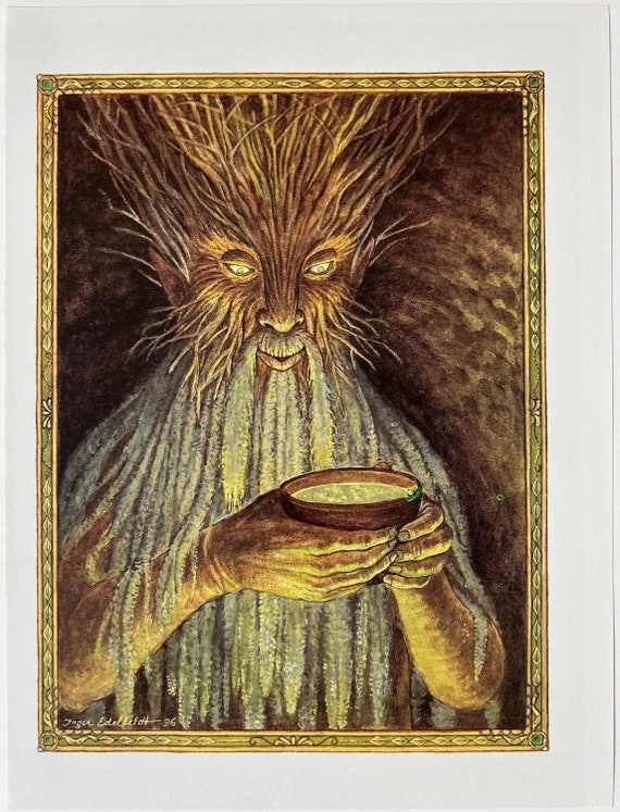 Treebeard Tolkien Lord of the Rings LOTR the Hobbit - Etsy